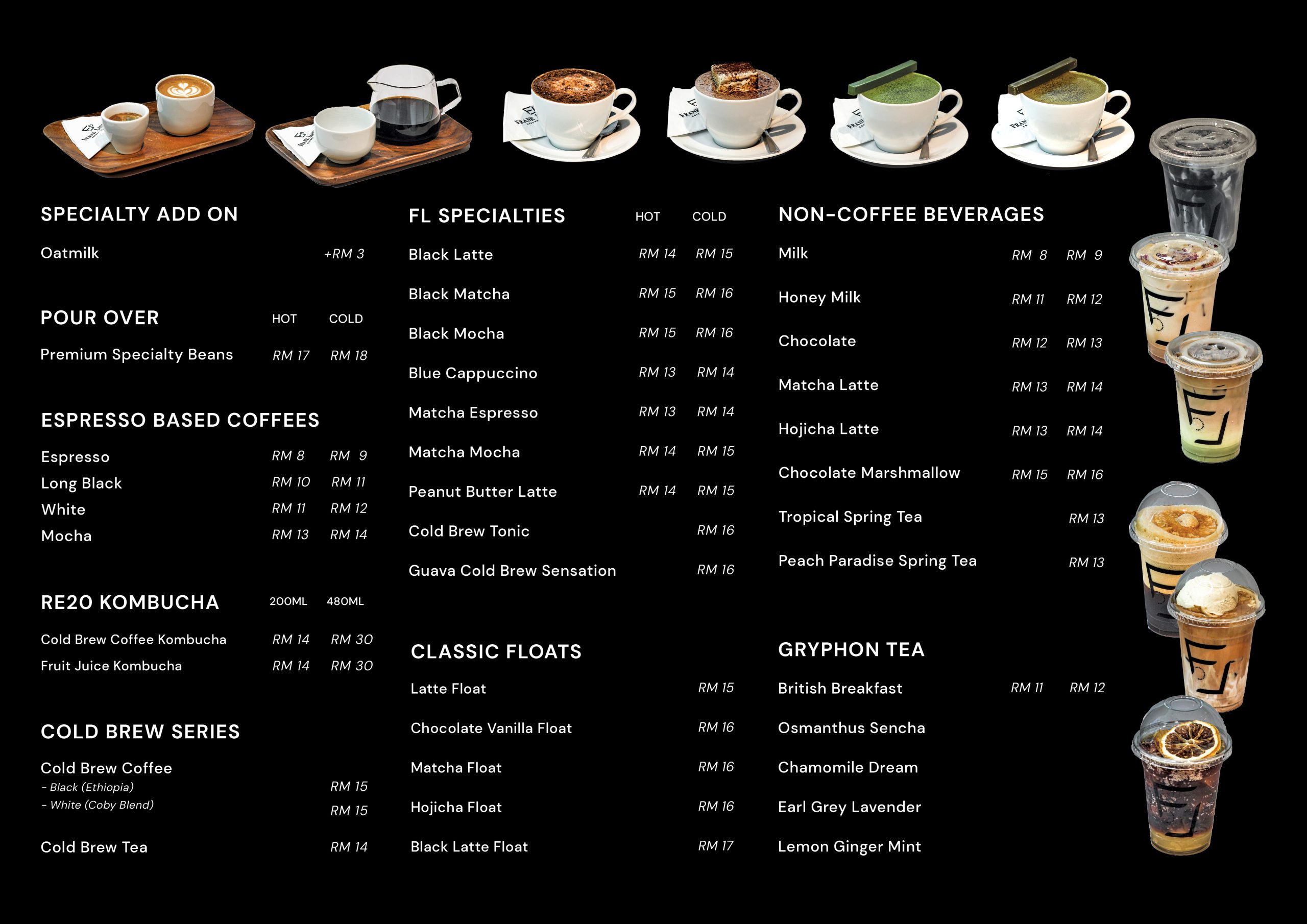 Menu - Frank Laurent Coffee Roasters